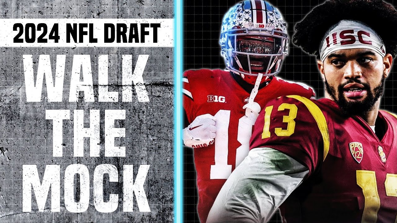 THREE ROUND 2024 NFL Mock Draft | Walk The Mock - YouTube