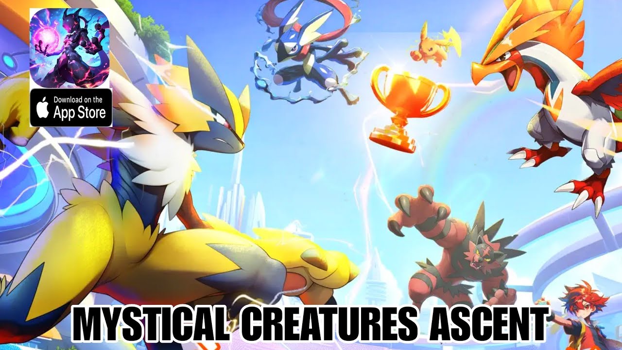 Mystical Creatures Ascent Gameplay - Pokemon RPG Game iOS - YouTube