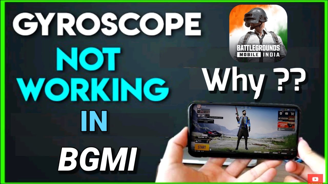 gyroscope not working in bgmi | gyroscope delay fix | gyroscope pubg | gyroscope problem fix in ...