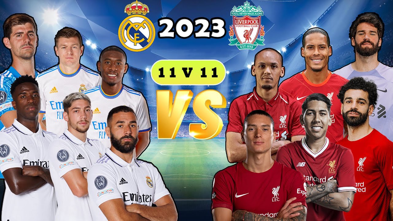 2023 Real Madrid vs Liverpool 2023 🔥11v11🔥 (Benzema, Firmino, Valverde ...