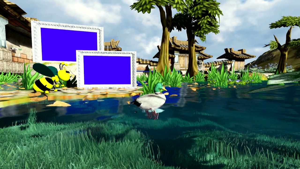 3D Animation Effects Blue Screen wedding Effect || Wedding green & Blue ...