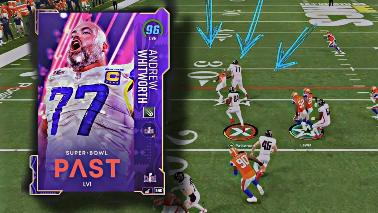 SUPER BOWL ANDREW WHITWORTH DOMINTES THE LINE | Madden 24 Ultimate Team ...