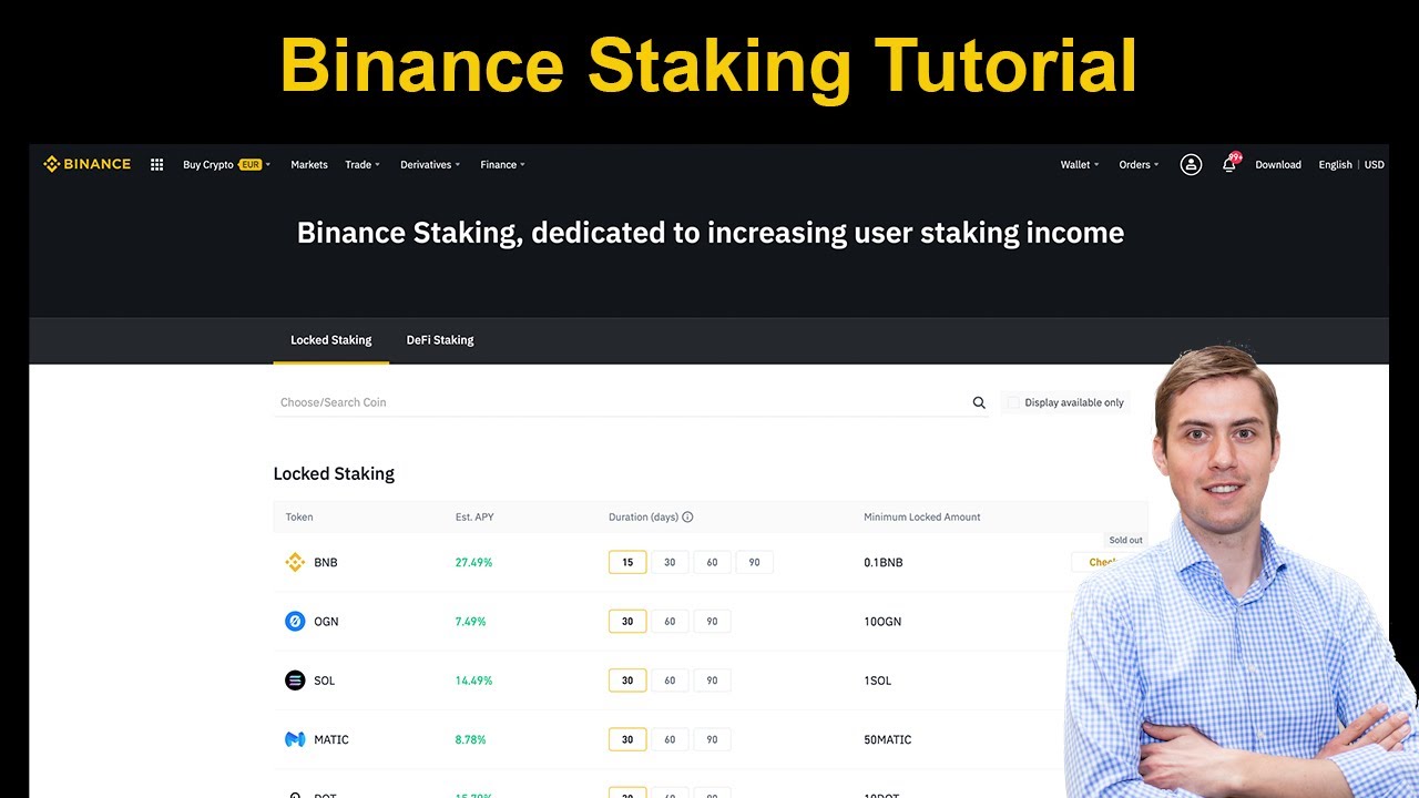 Binance Staking Tutorial - YouTube