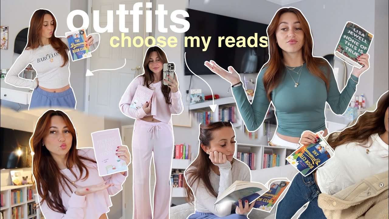 outfits pick the books i read! 👚 - YouTube