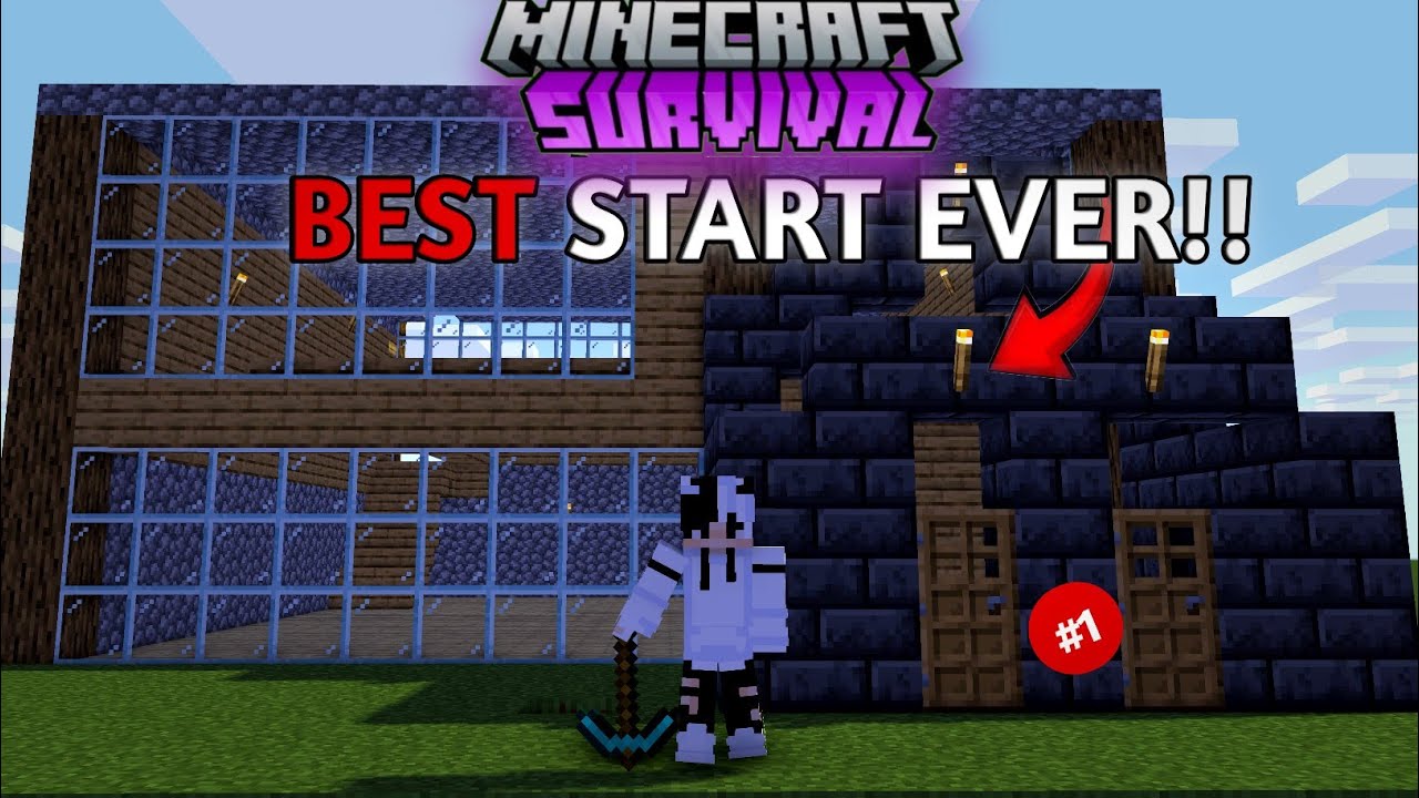 I TAKE HARDEST CHALLENGE IN MINECRAFT | MINECRAFT SURVIVAL #1 - YouTube