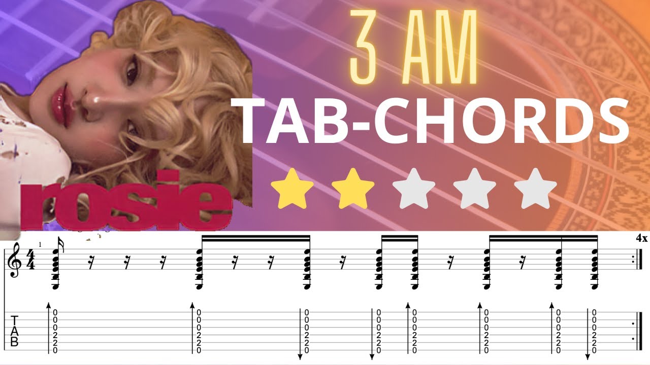 Rosé's 3 AM vs. Your Guitar Skills: Who Wins? | Free PDF | TAB-CHORDS ...