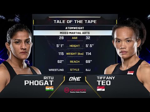 Ritu Phogat vs. Tiffany Teo | ONE Championship Full Fight