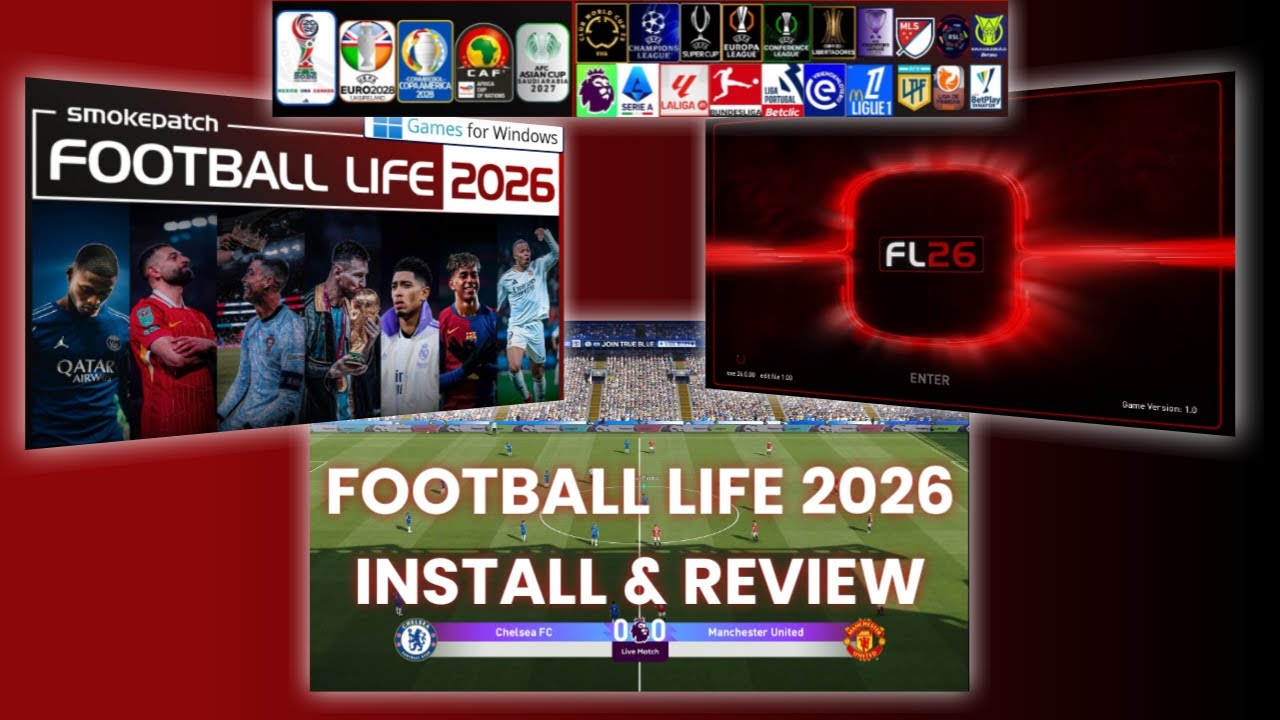 SP FOOTBALL LIFE 2026 V 1.00 RELEASE - FULL REVIEW - DOWNLOAD & INSTALL ...