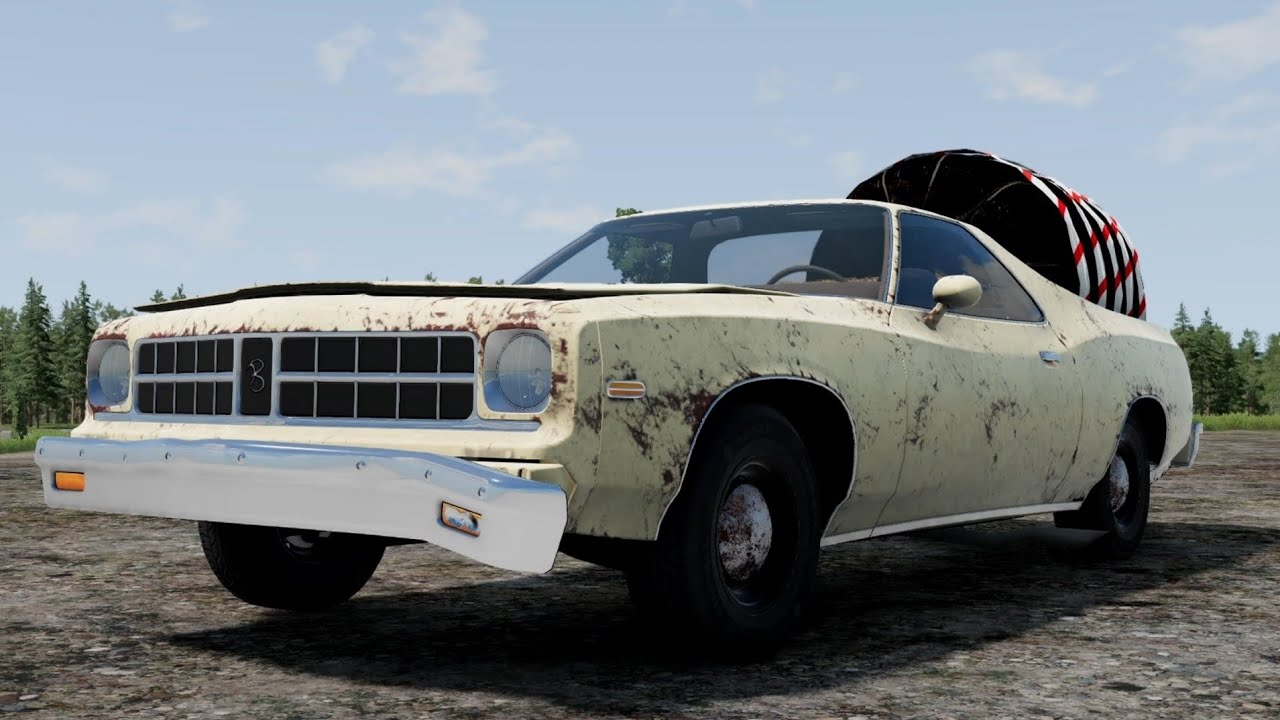 BeamNG Drive | POV Driving 1976 beat up Bruckell Moonhawk Ute in River ...