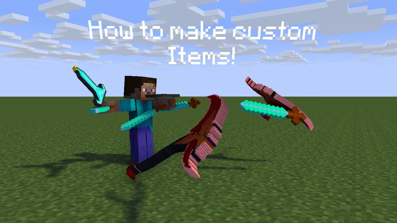 How to Make custom items with an item frame - YouTube