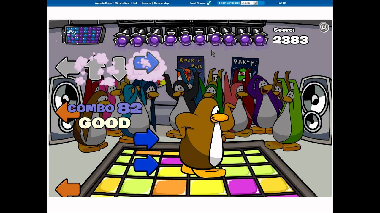 Club Penguin Moves (Dance Contest Part 1) - YouTube