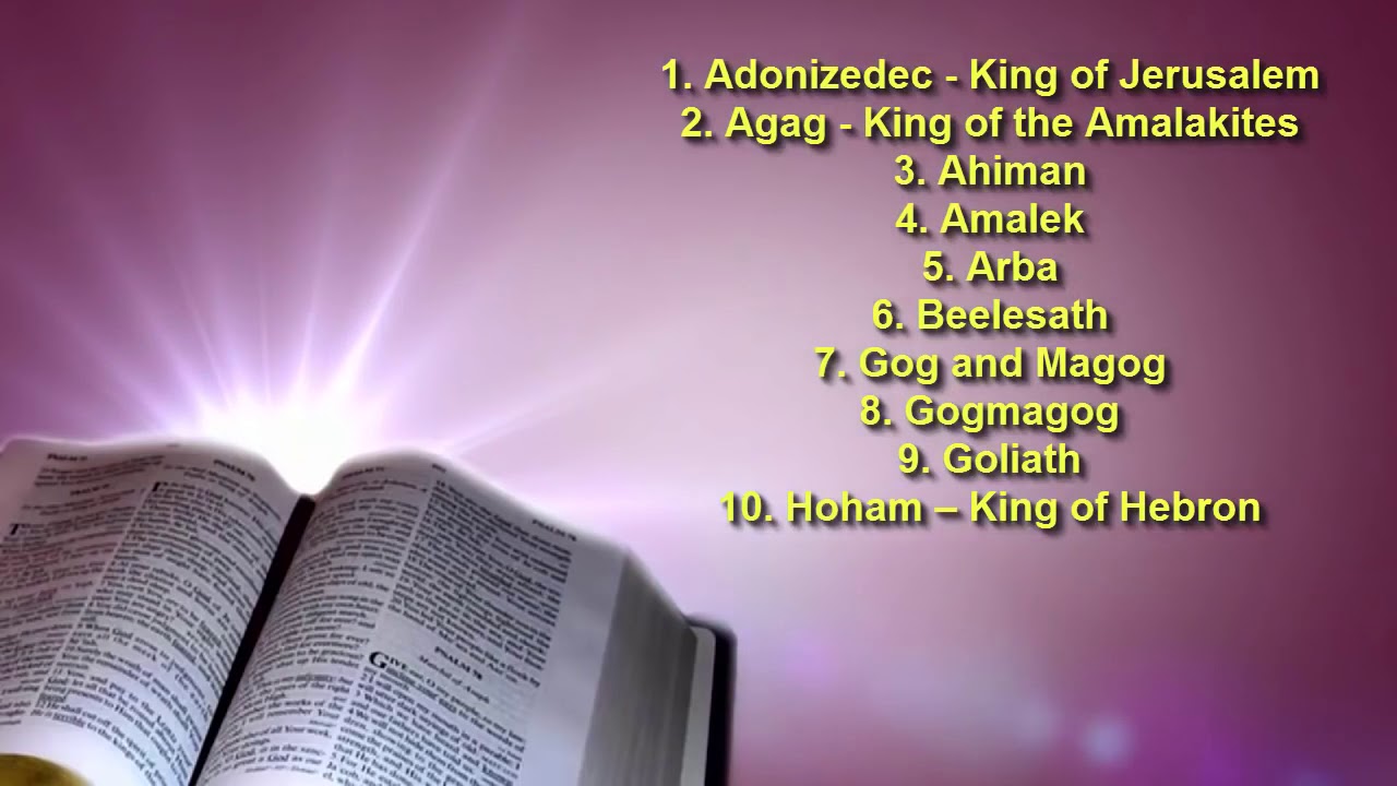 36 Tribes of Giants In the Bible and Around the World - YouTube