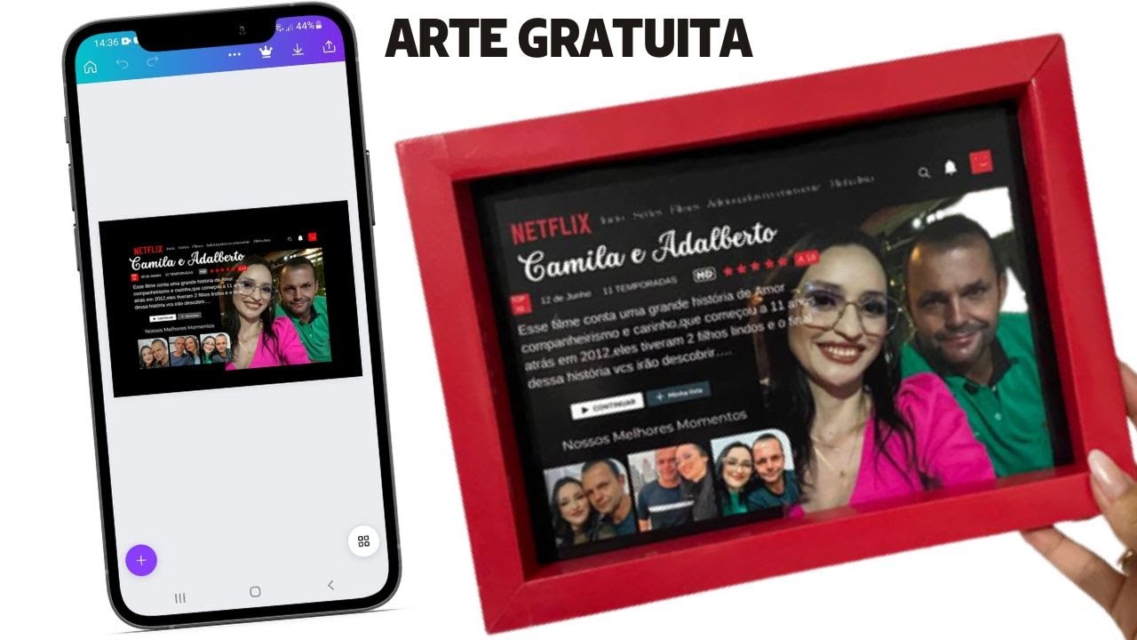 Quadro Netflix\como personalizar quadro netflix no CANVA - YouTube
