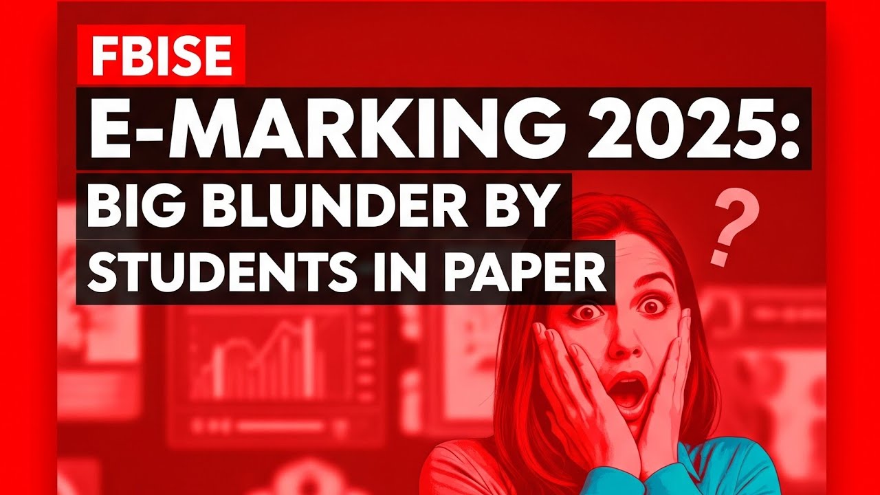 Big mistake by students in Fbise paper | Fbise paper checking 2025 ...