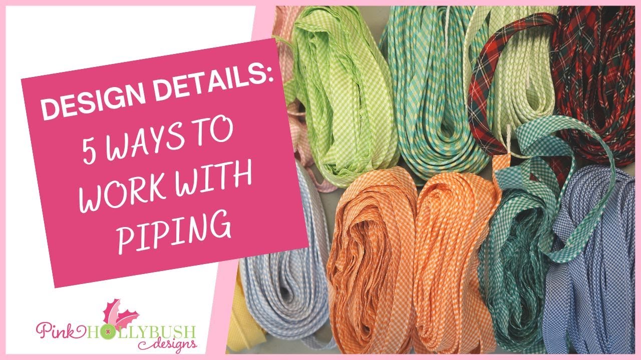 Design Details: 5 Ways to Use Mini-Piping - YouTube