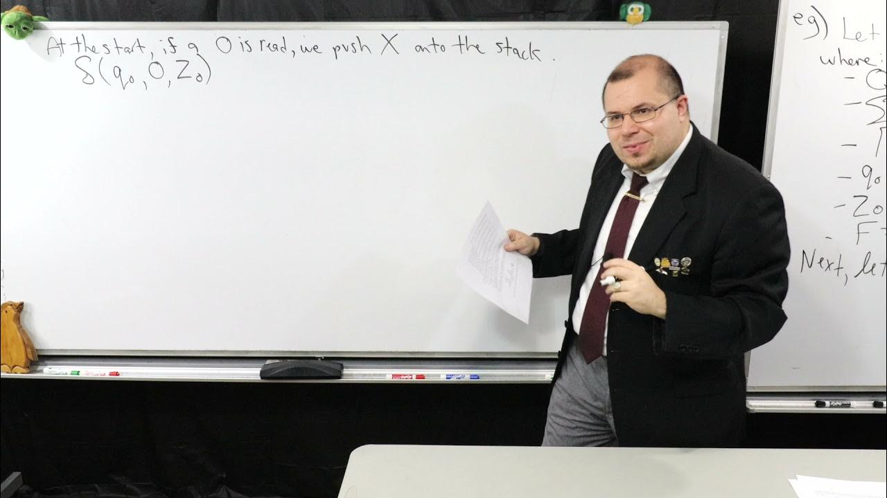 F2021 CS 411/811 Lecture 21 (Pushdown Automata (Part 2), Generalized Transition Diagram) - YouTube