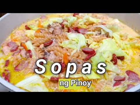 FILIPINO SOPAS RECIPE / SOPAS / SIMPLE SOPAS RECIPE! - YouTube