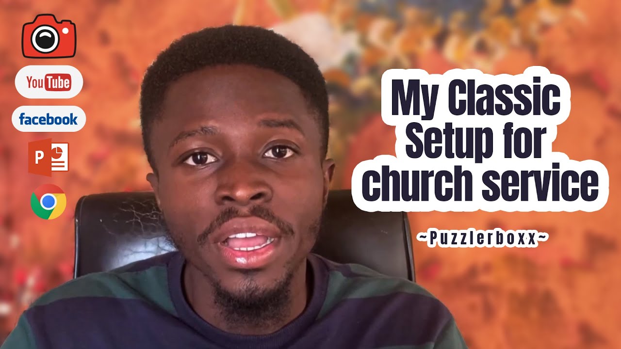 My classic setup for church service - Onsite and Live Streaming - YouTube