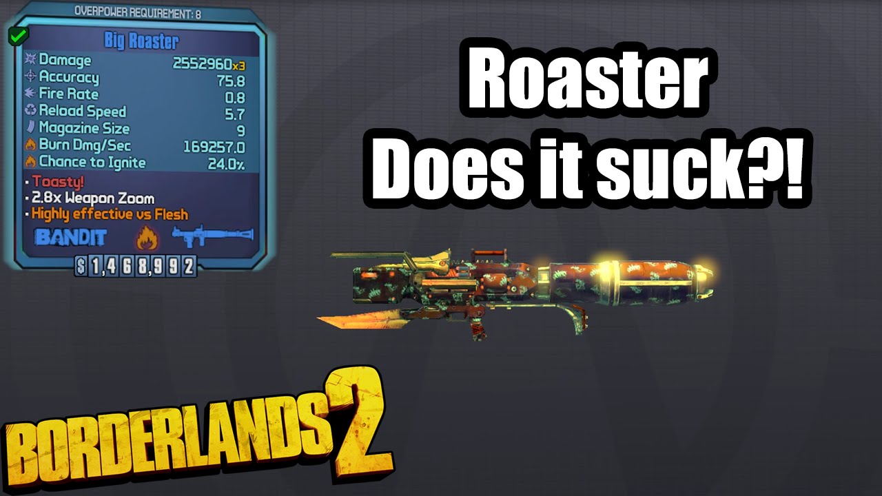 Borderlands 2: Roaster - Does it suck?! - YouTube