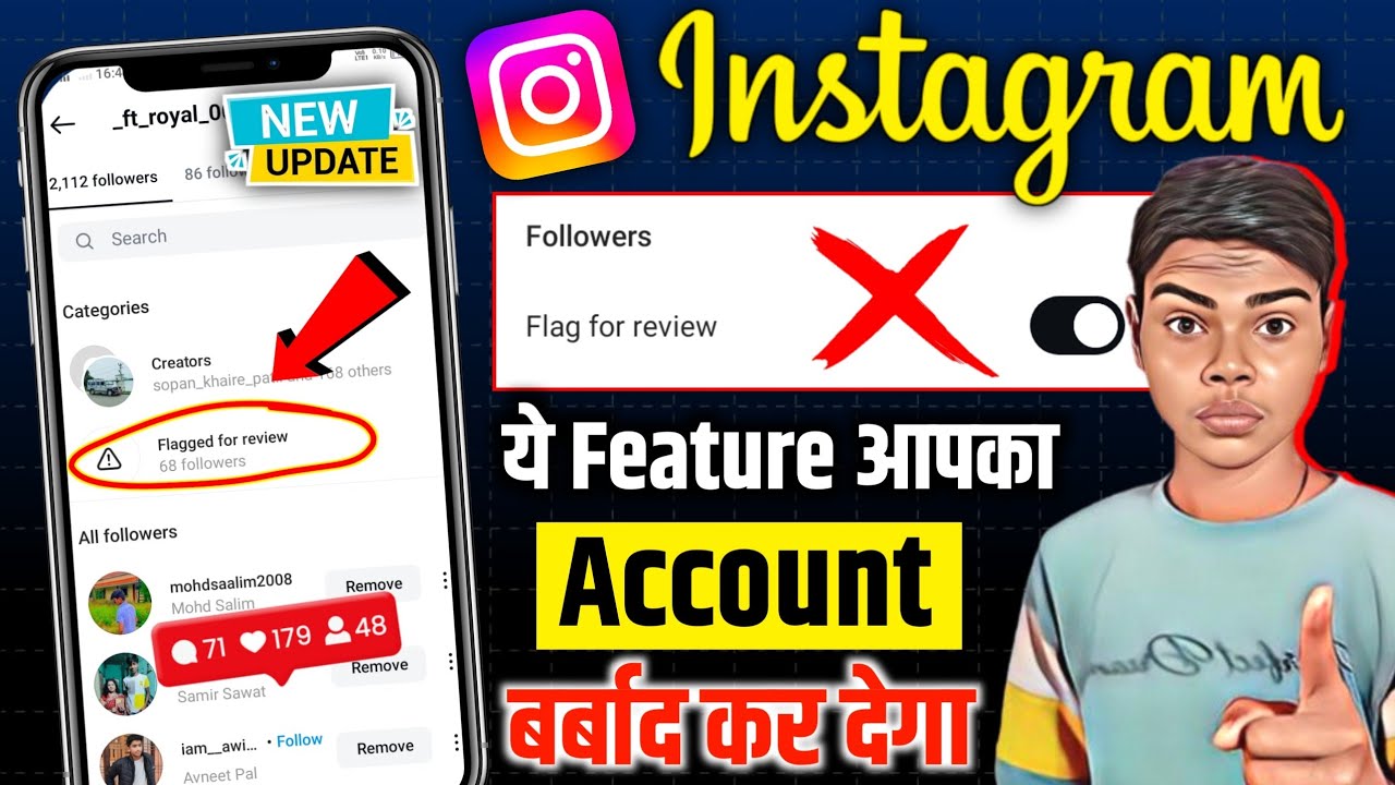 Flagged For Review Instagram | Flagged For Review Instagram Kya Hota ...
