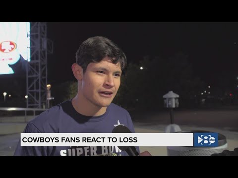 Dallas Cowboys fans heartbroken over 49ers loss - YouTube