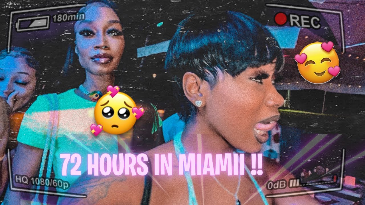 72 Hours In Miami W/ @itsreallycrystal || I MISSED my flight 2 times ...