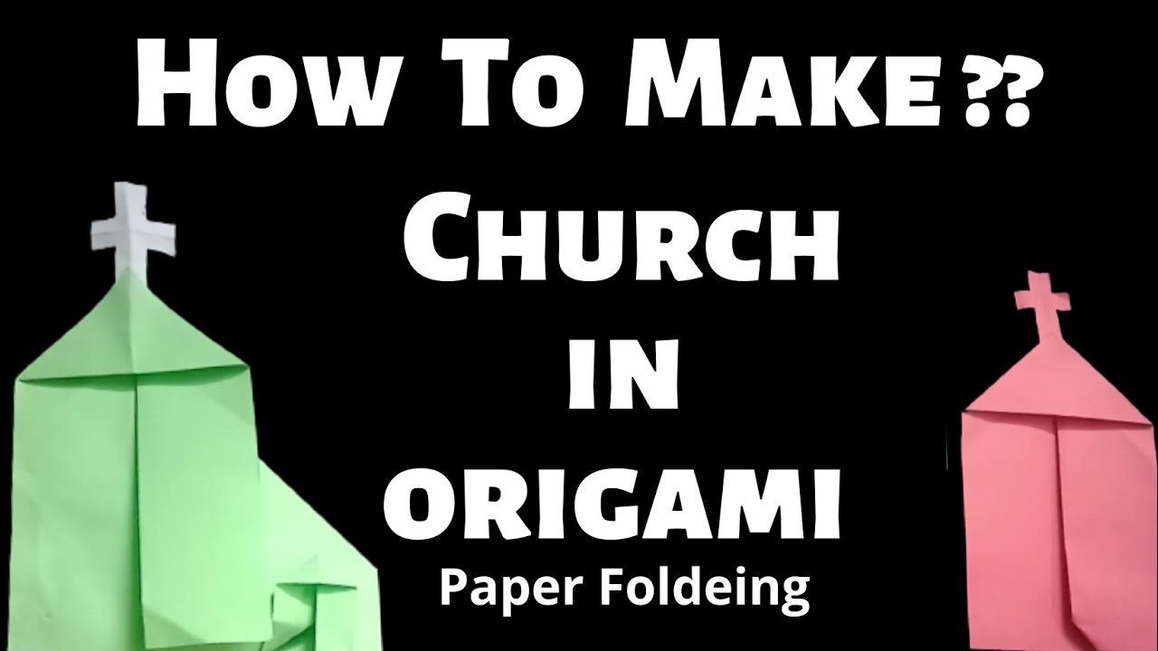 #poorani_vlog Make Church in Origami Easy Step By Step|#origami_craft # ...