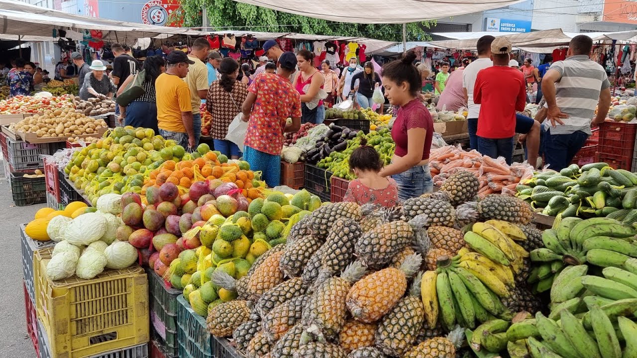 FEIRA DE RUA DO NORDESTE SÃO AS MELHORES COM FARTURA E CUSTO DE VIDA ...