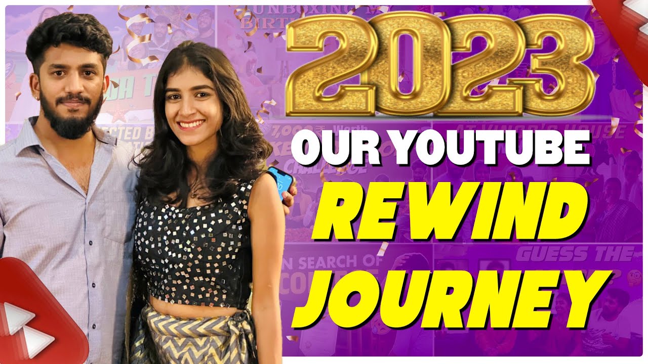My YouTube Rewind 2023 ⏪ ️ | Moments Of 2023 | Nikhil Nisha Vlogs - YouTube