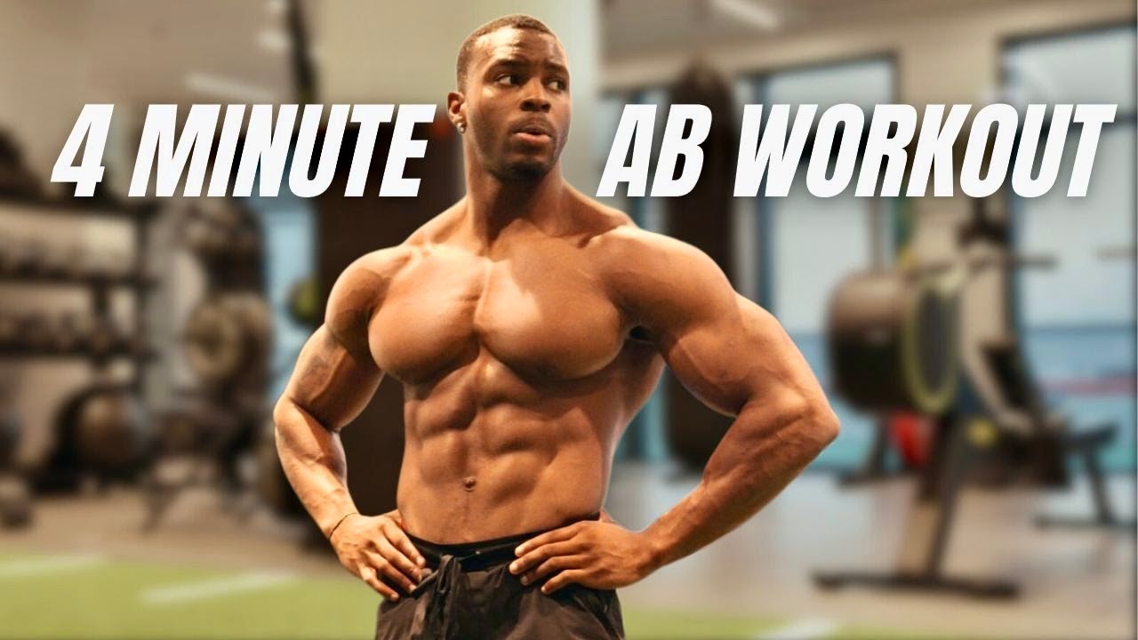 4 Minute Ab Workout for a Shredded Six Pack (No Equipment!) - YouTube