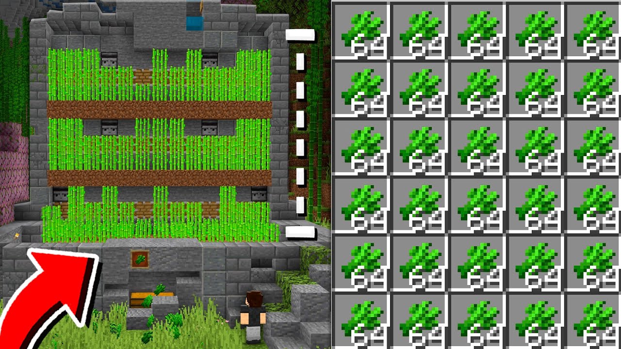 Farm De Cana Super RÁpida E FÁcil Minecraft Hardcore 1 20 Youtube