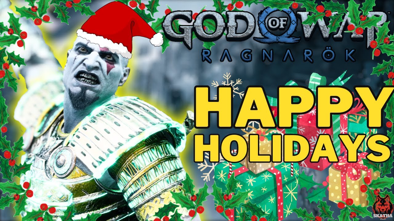 Merry Christmas, Playing as young Kratos in God of War Ragnarok - YouTube