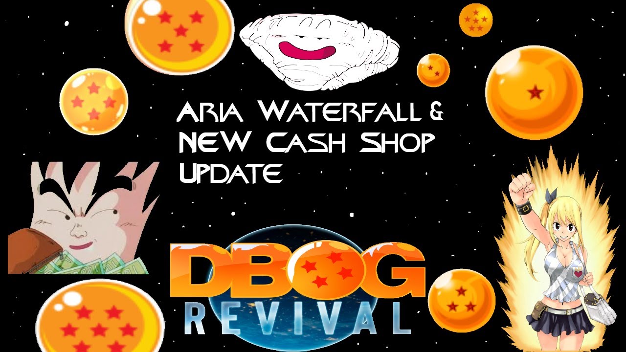 DBOGR - NEW Cash Shop Updates & Aria Waterfall! (Dragon Ball Online ...