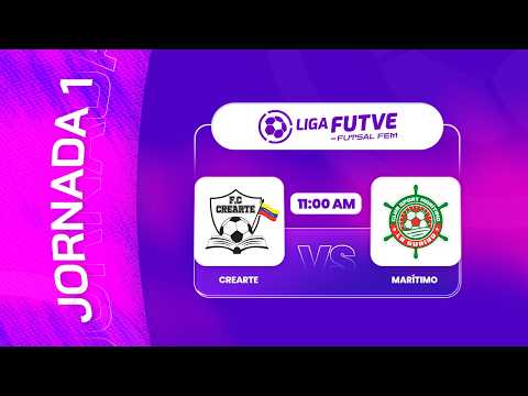 Liga FUTVE Futsal Fem 2026 | F.C. Crearte vs Club Sport Marítimo La Guaira