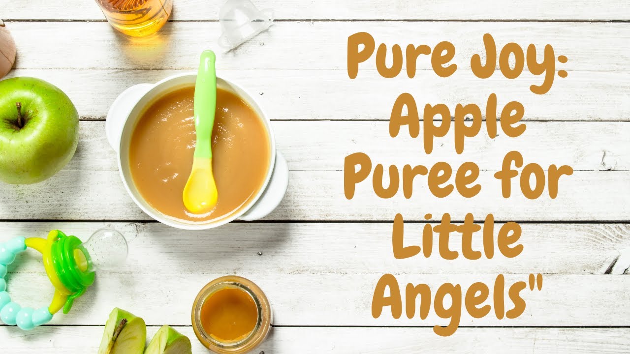 Baby's First Apple Puree - YouTube