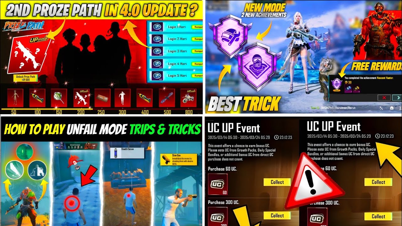 BGMI 2nd PRIZE PATH ? | HOW TO PLAY UNFAIL MODE BGMI | BGMI UC PURCHASE ...