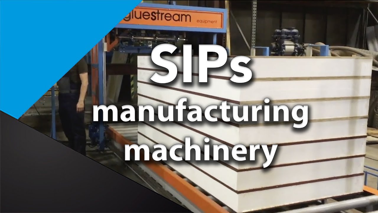 GLUESTREAM SIPs Sandwich Panel Manufacturing Line - YouTube