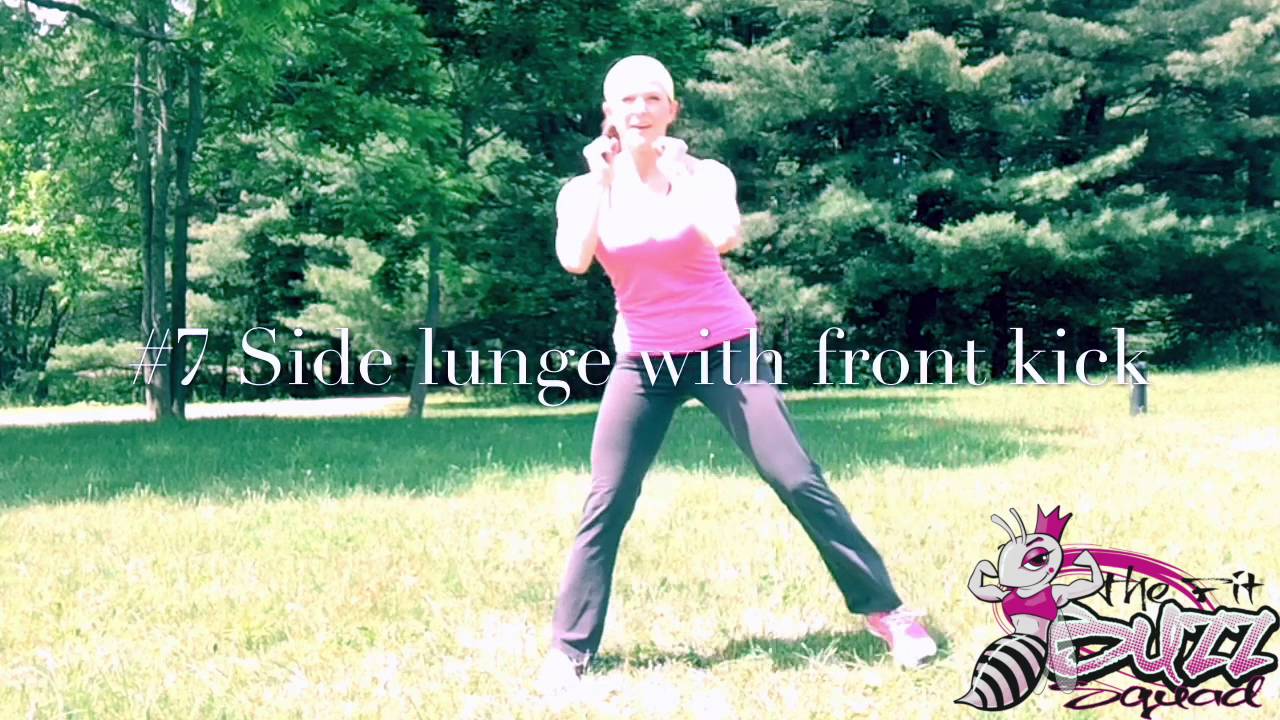Lunge Kick Combo Workout - YouTube