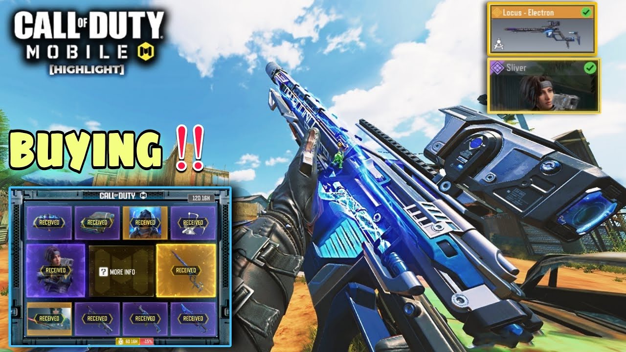 BUYING!! The LOCUS-ELECTRON Lucky Draw #itsback #codm - YouTube