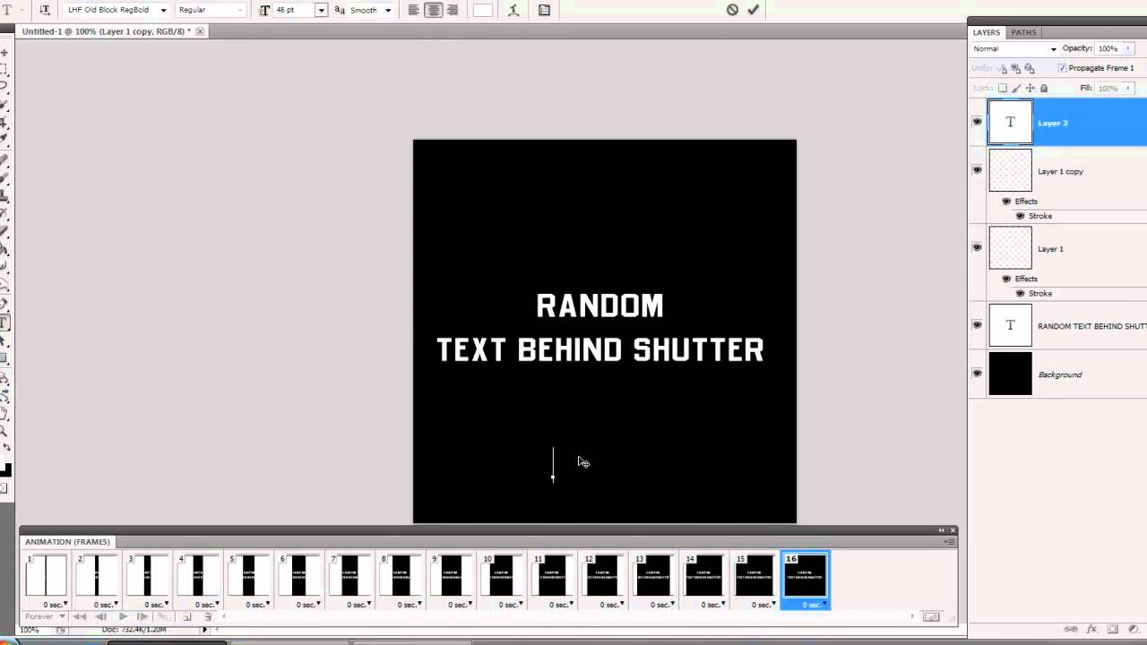Open/Close shutter animation tutorial (Photoshop) - YouTube