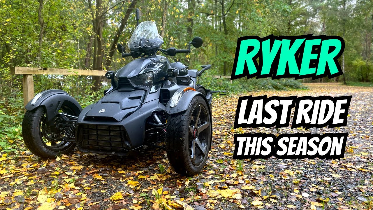 Last #Ryker #Ride this year (4k) including a walk to the lake - YouTube