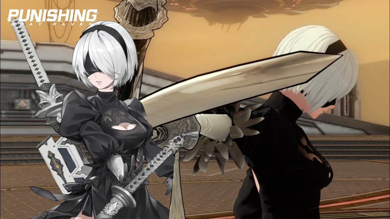 2B (Skill Moveset) - Nier: Automata x Punishing: Gray Raven 战双帕弥什 - YouTube