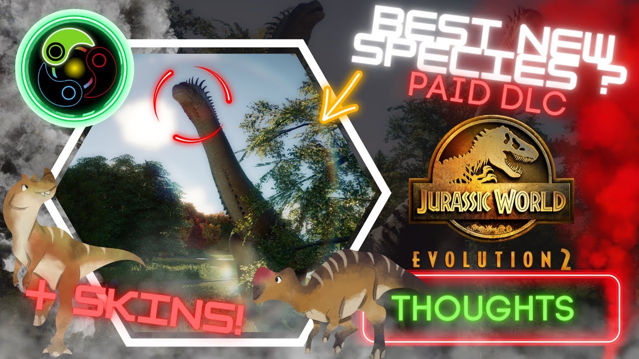 LETS LOOK AT THE NEW SPECIES - Late Cretaceous Pack - JWE2 News - YouTube