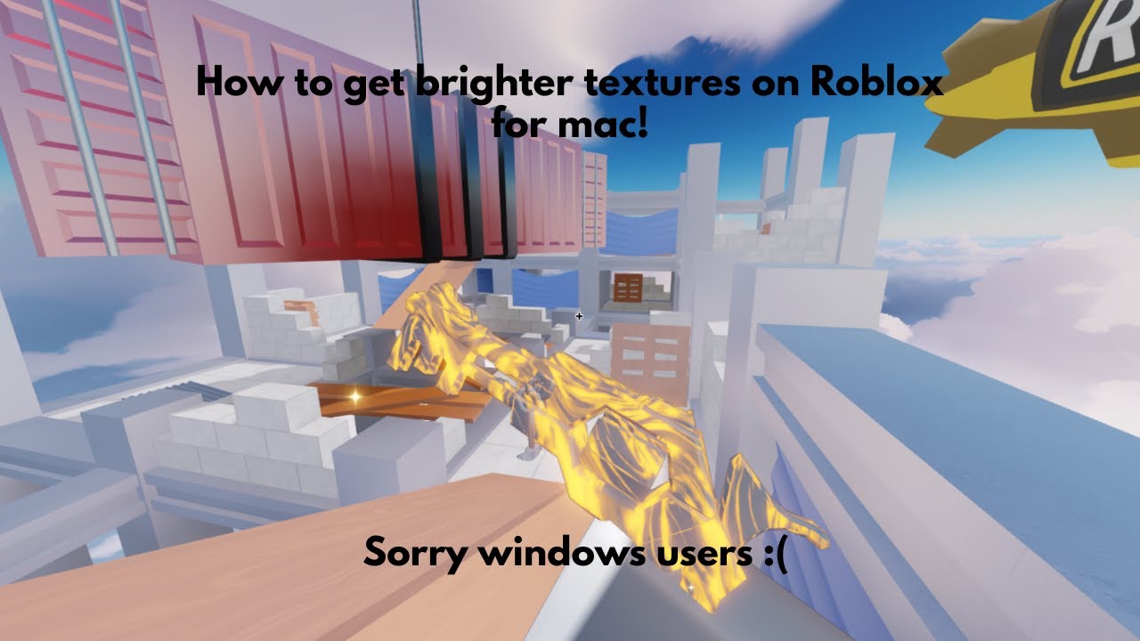 How to get bright textures in Roblox on Mac! - YouTube