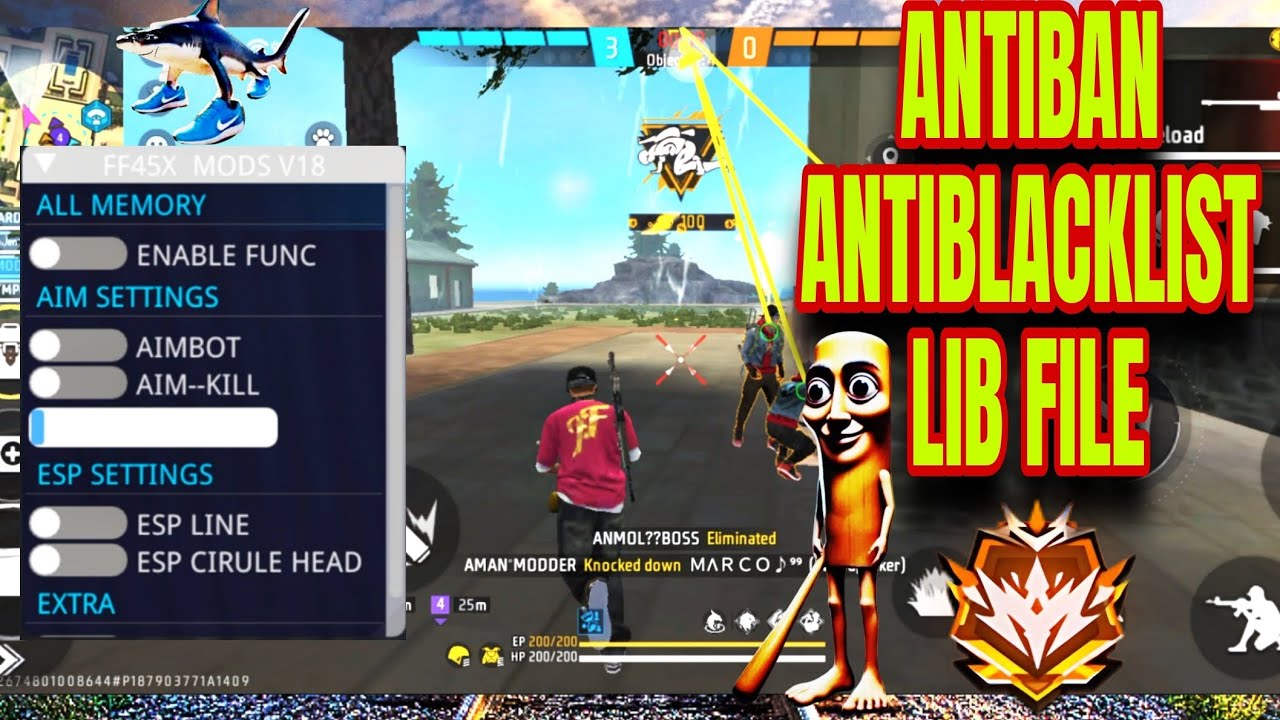 AMAN MODS LIB FF 32 BIT 🔥 | 💯% ANTIBAN 😉 | ANTIBLACKLIST 😈 | ROOT DEVICE LIB 👍 | 100%WORKING 💀 ...