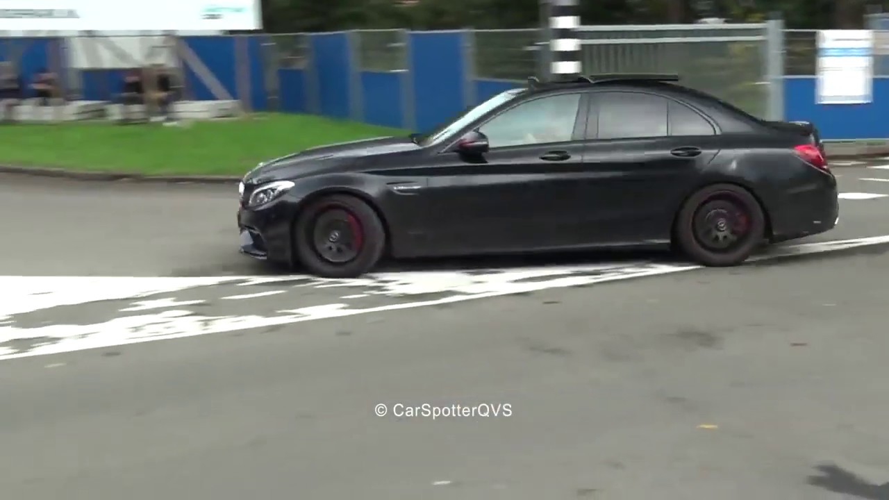 Mercedes C63S AMG HARD CRASH INTO A TREE!! - YouTube