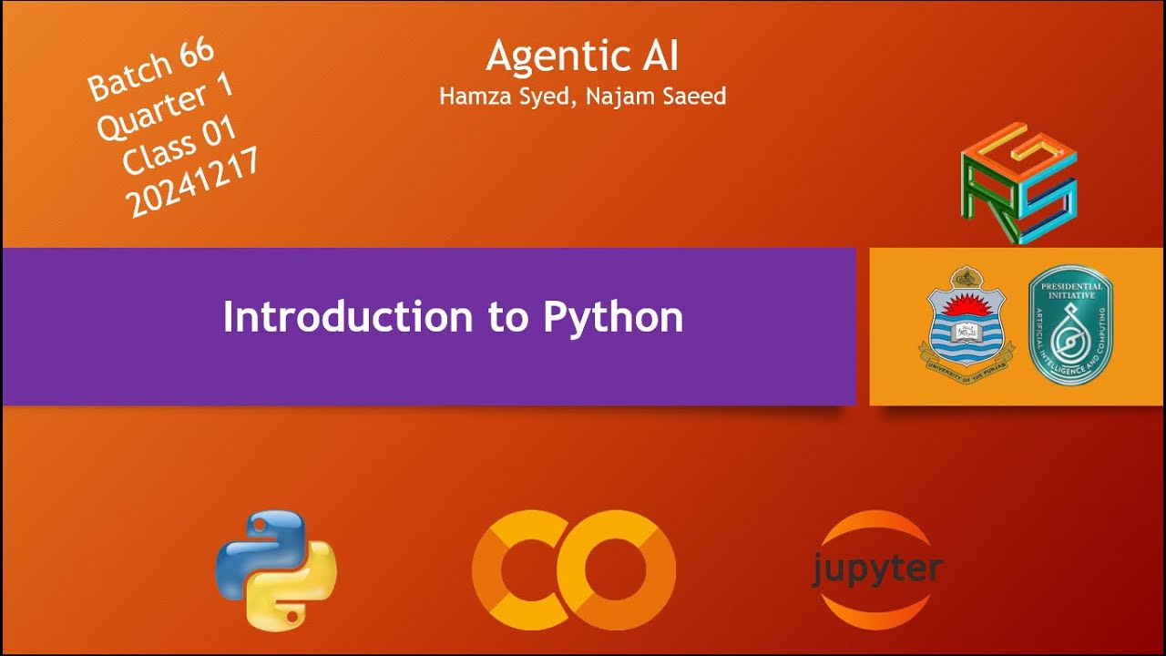 PIAIC 101-Python: Introduction to Python 20241217 - YouTube