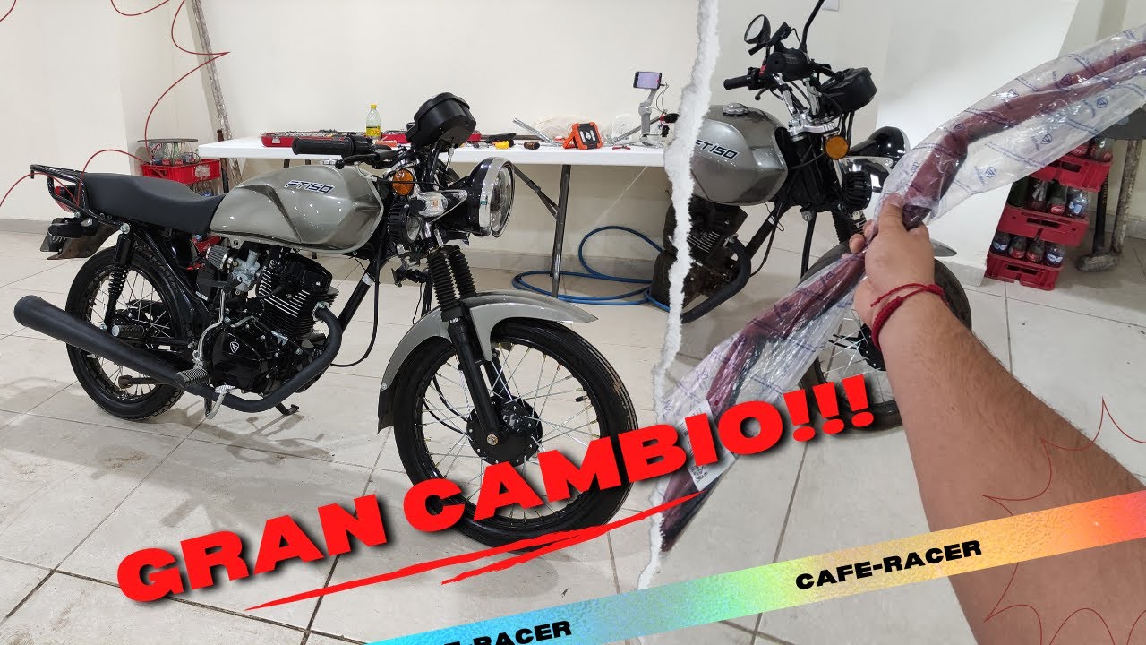 Nuevo manubrio / manillar de Sptfire para mi FT150 Grafito | Proyecto ...
