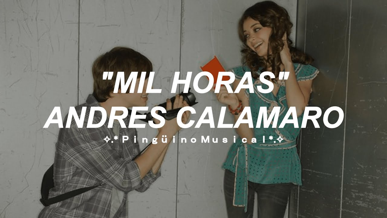 Andrés Calamaro--"Mil horas"--(letra/lyrics) || "Un chiflado encantador ...