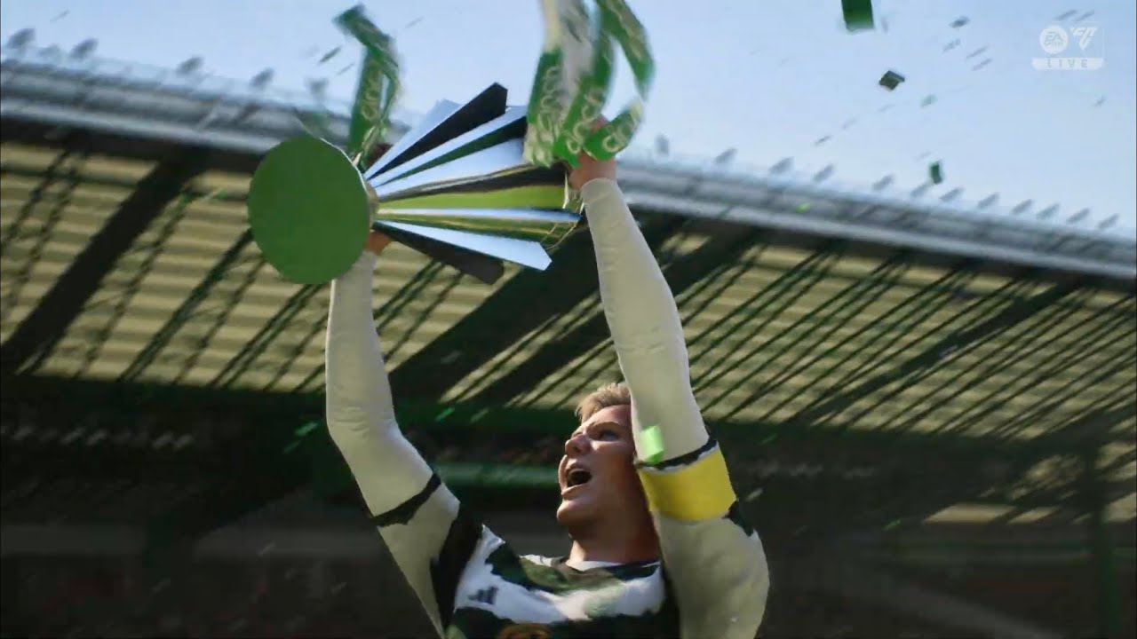 Winning the Scottish Premiership • Celtic 𝙫𝙨 Hearts • Celtic Park — FC ...